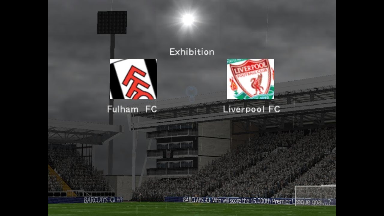 PES 6 Premier League 2008 2009 Fulham Liverpool - YouTube