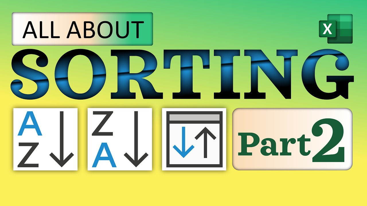 Excel Sorting Tutorial Master The Basics Part 2 Using Power Query 2475