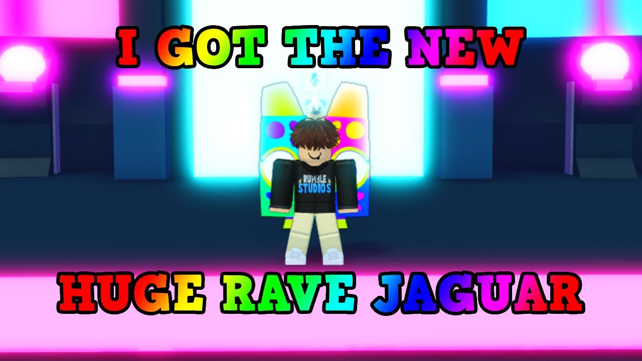 I Got the New HUGE Rave Jaguar! Pet Sim 99 (Roblox) - YouTube
