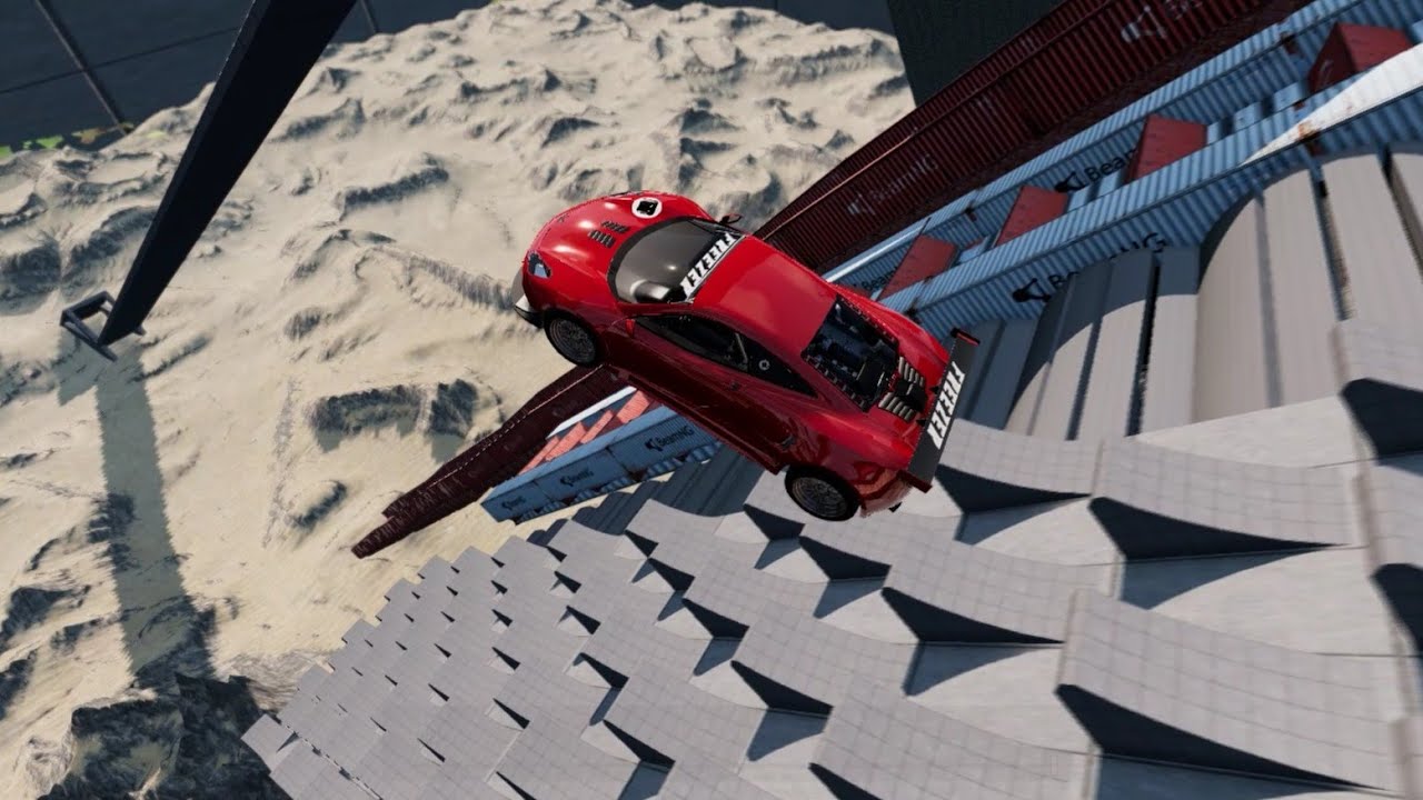 Bricks Ramp Vs CAR BeamNG JG - YouTube