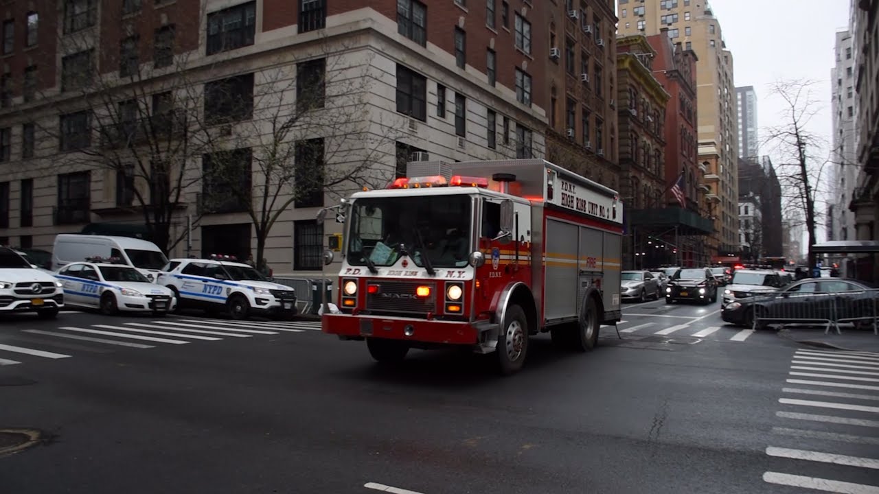 **RARE Emergency Units Responding on the UES** FDNY High-Rise No. 2 ...