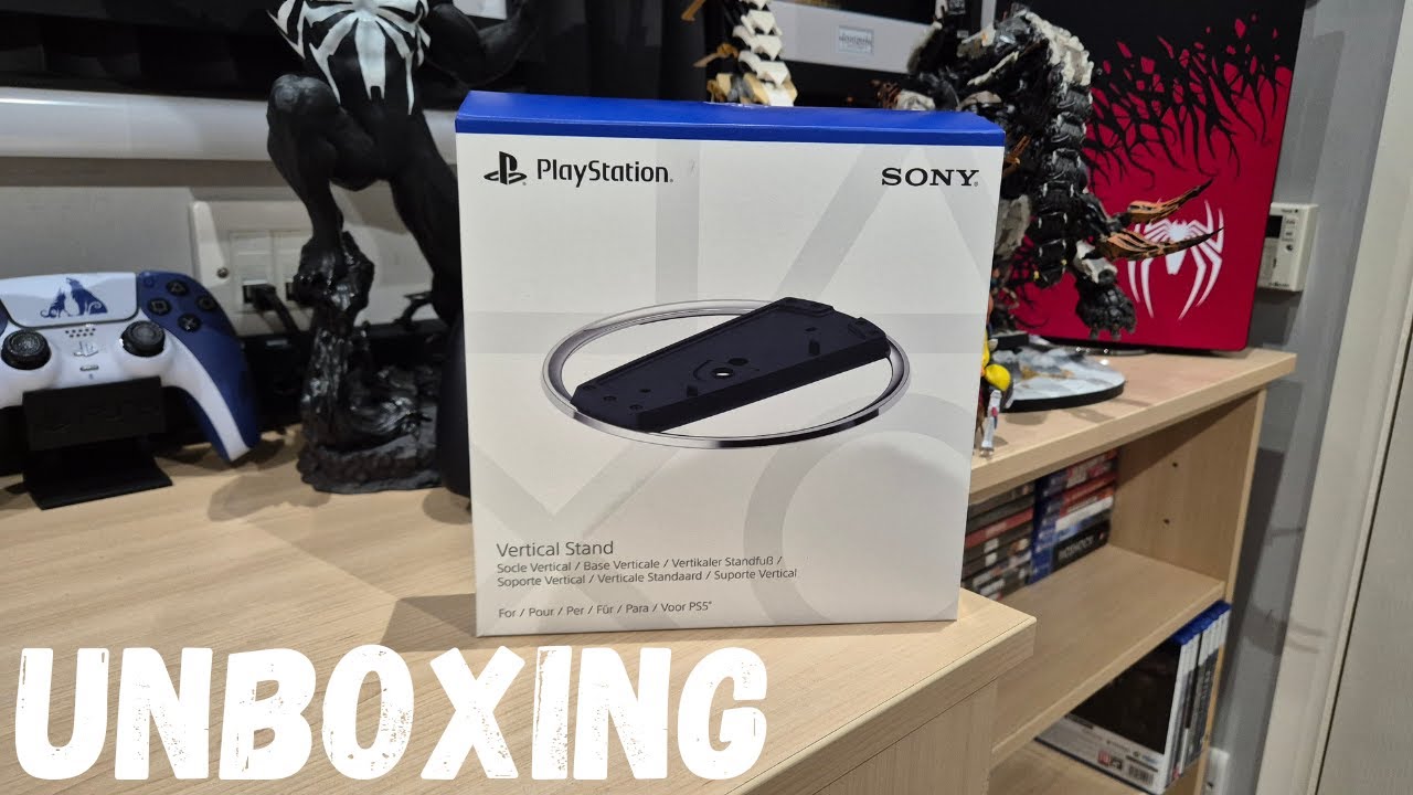 Playstation 5 Vertical Stand Unboxing (CHROME) - YouTube