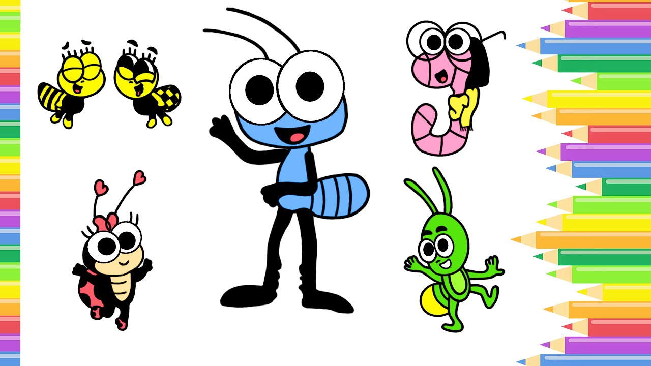 Desenhando e Colorindo BOB ZOOM E SEUS AMIGOS | Vamos Colorir | Arte ...