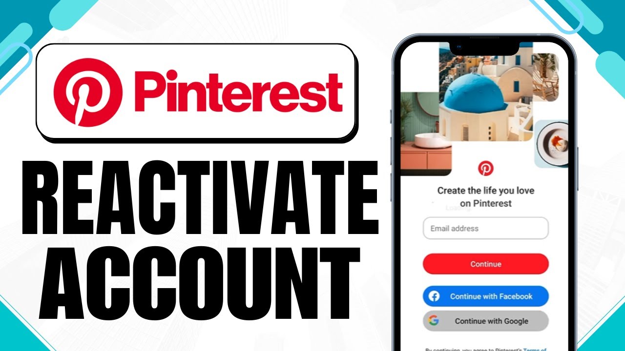 How To Reactivate Pinterest Account - YouTube