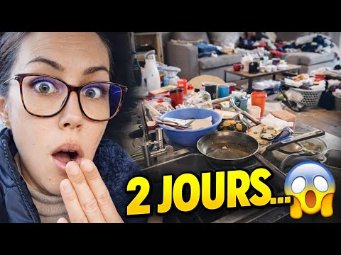 👉 Après 2 jours à tout repousser… GROS RANGEMENT & MÉNAGE À LA MAISON 🧹✨