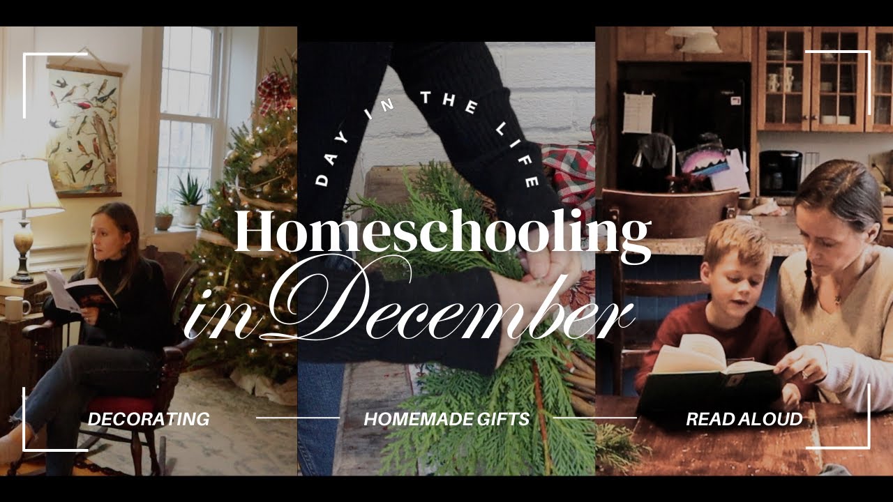 Homeschooling in December | DIL Preparing for Christmas - YouTube