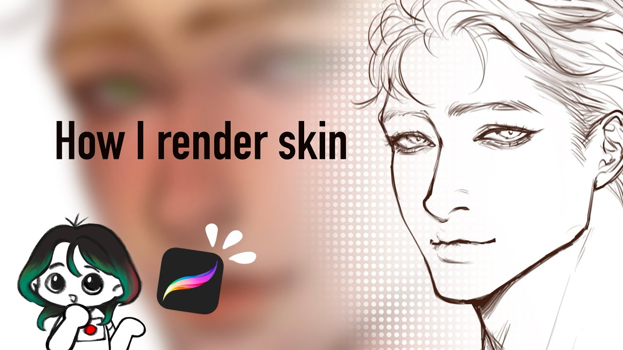 How to color and render skin | ลงสีผิว - YouTube