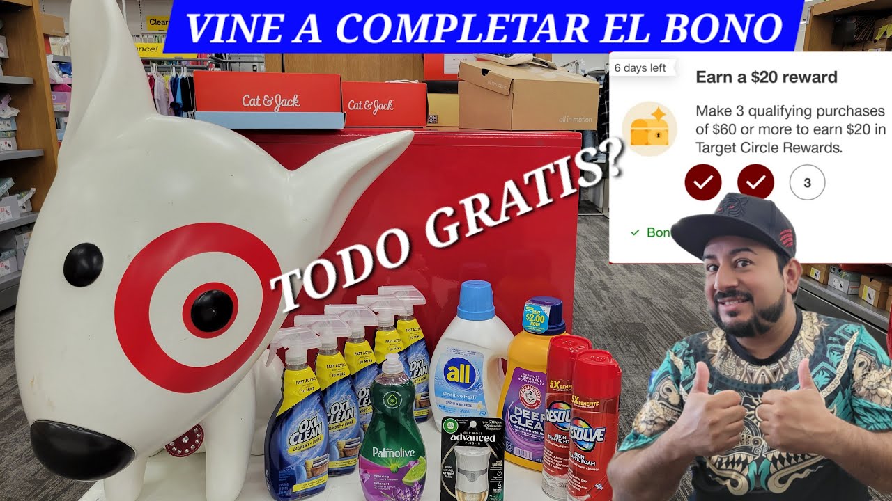 ME FUI A TARGET A COMPLETAR MI BONO - YouTube