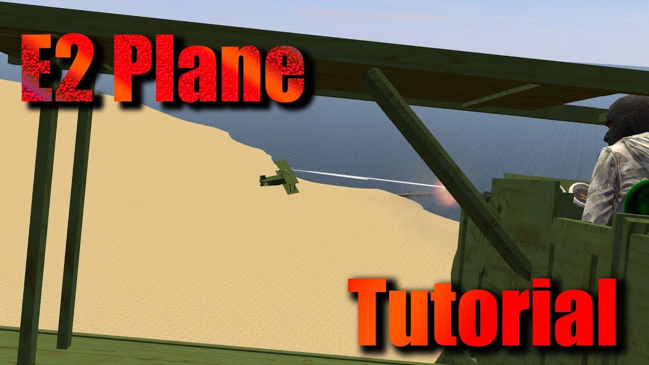 Garry's mod[Tutorial]:Самолет на Expression 2. - YouTube