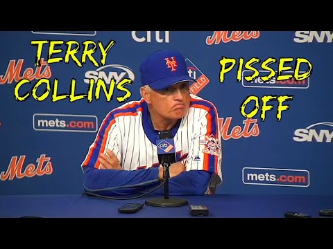 Terry Collins getting Pissed Off - YouTube