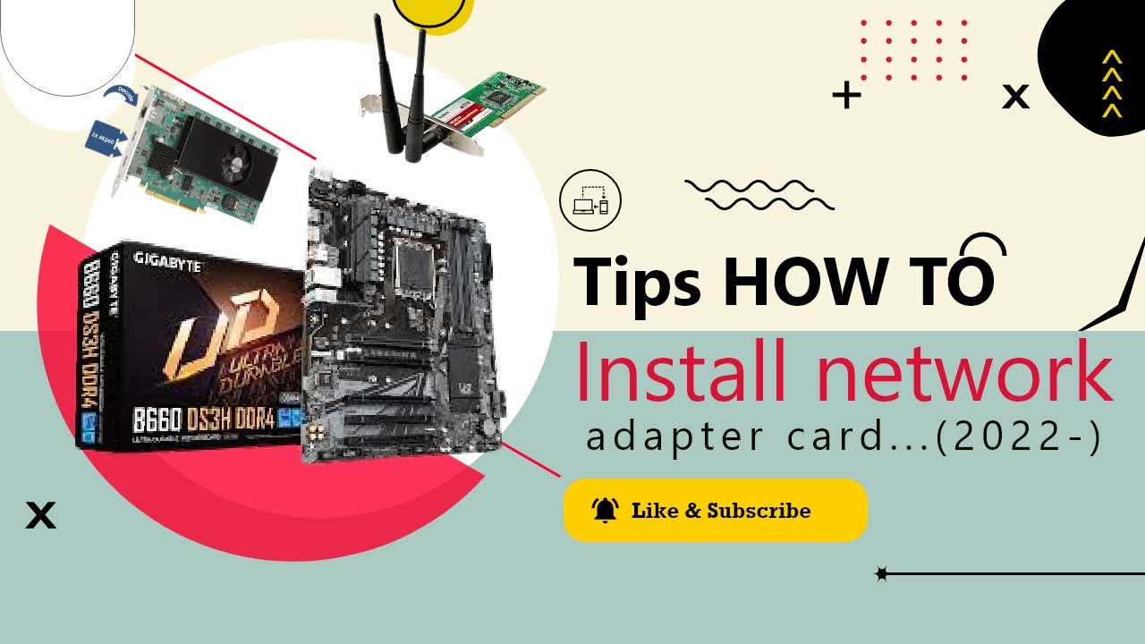 #network #cards #adapter network adapter card installation - YouTube