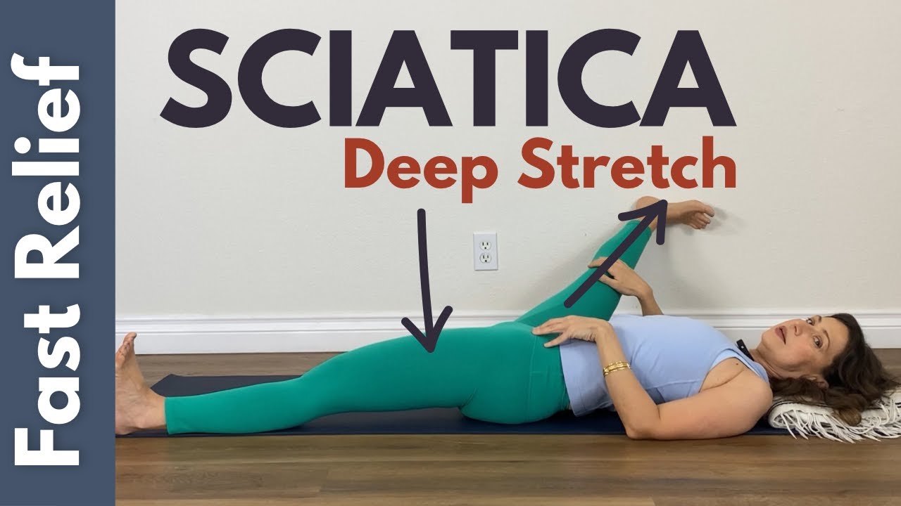 Most Effective 3-Minute Stretch for Sciatica Relief - YouTube