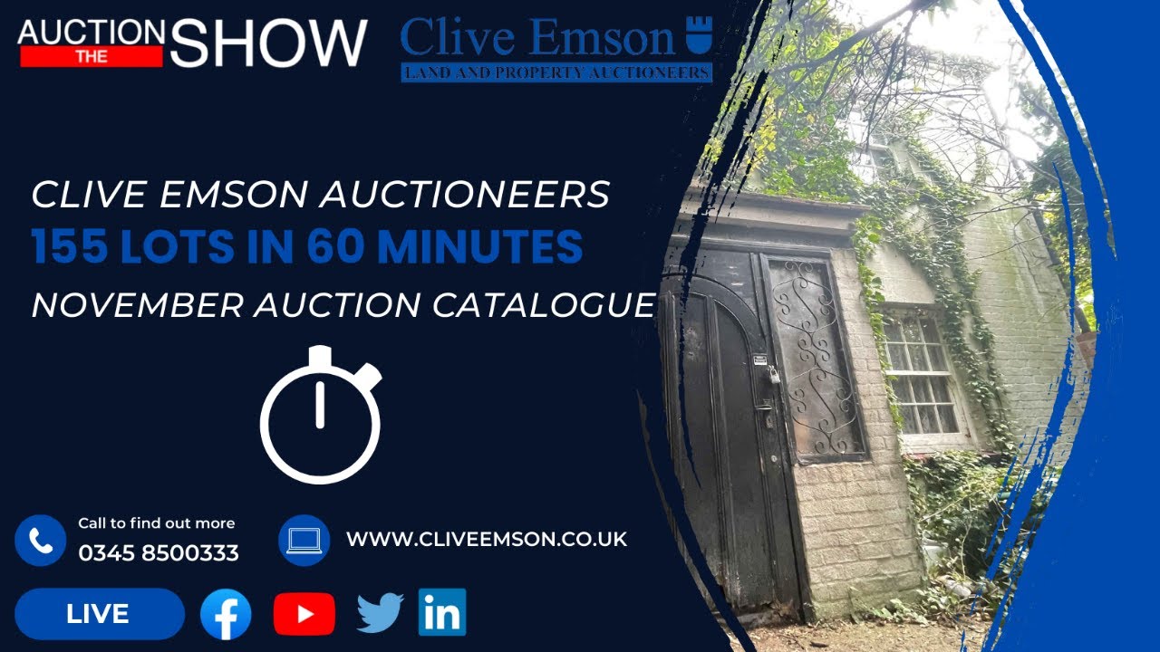 155 Property Auction Lots in 60 Minutes - YouTube