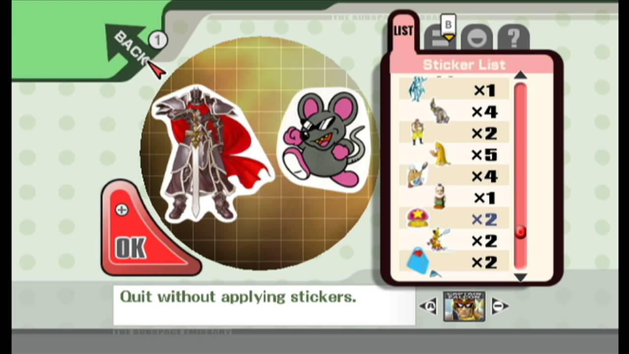 Subspace Emissary pt.Stickers - YouTube