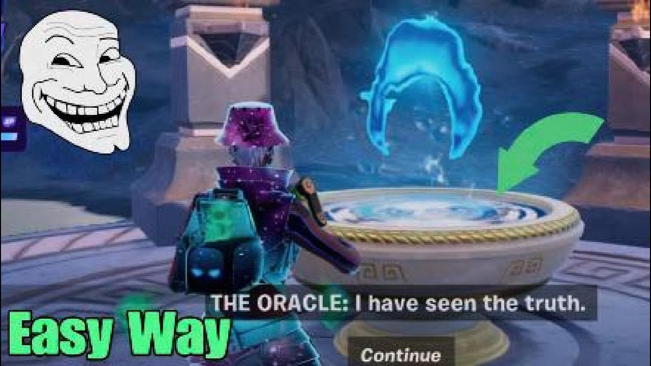 Easily Use a Scrying Pool to Speak With The Oracle - Fortnite Medusa ...