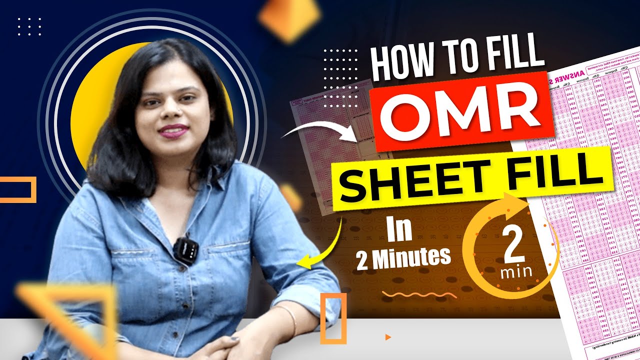 How to fill OMR Sheet | Fastest Way to fill OMR | Mistakes to Avoid # ...