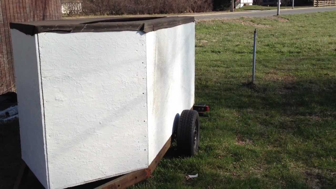 camping stealth bug out trailer concept 35 tiny feet - YouTube