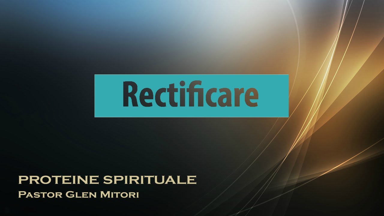 O rectificare - YouTube