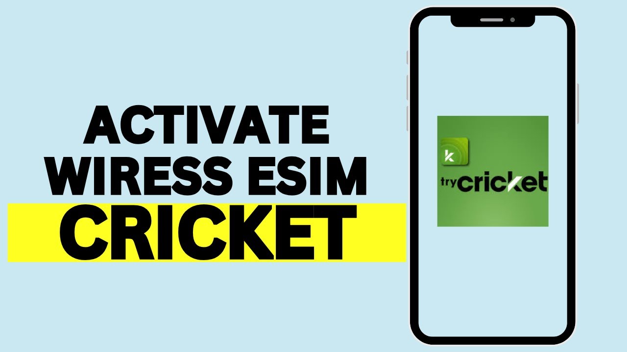 How To Activate Cricket Wireless eSIM - YouTube