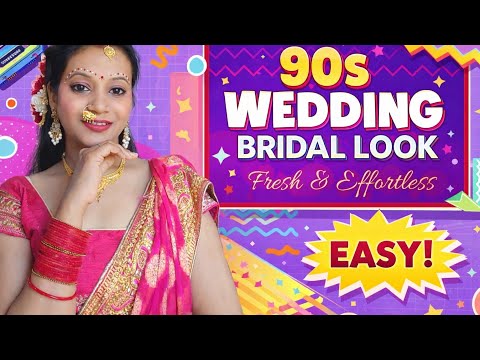The iconic 90s brides look 😍 #bridalmakeup - YouTube