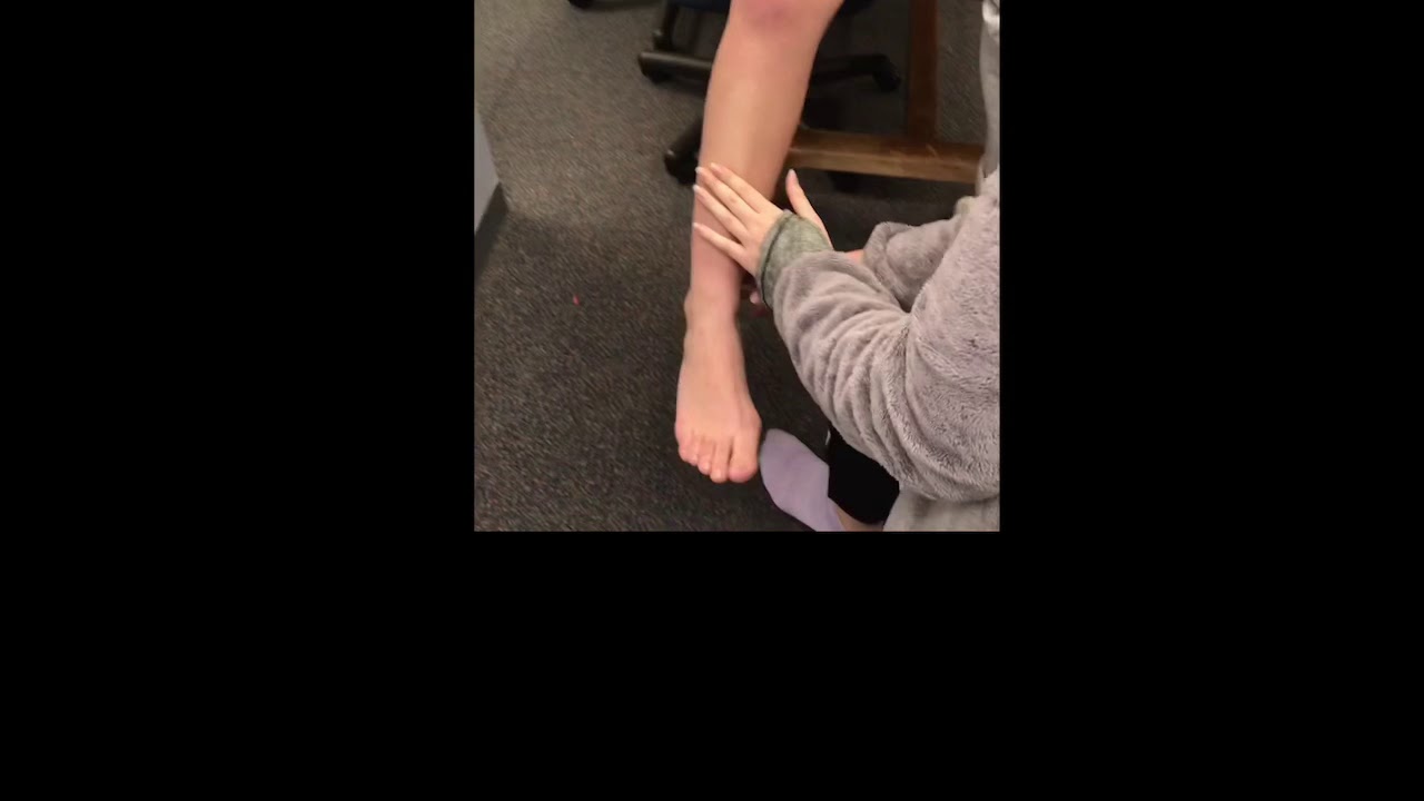 Manual Muscle Test of Lower Leg Muscles - YouTube