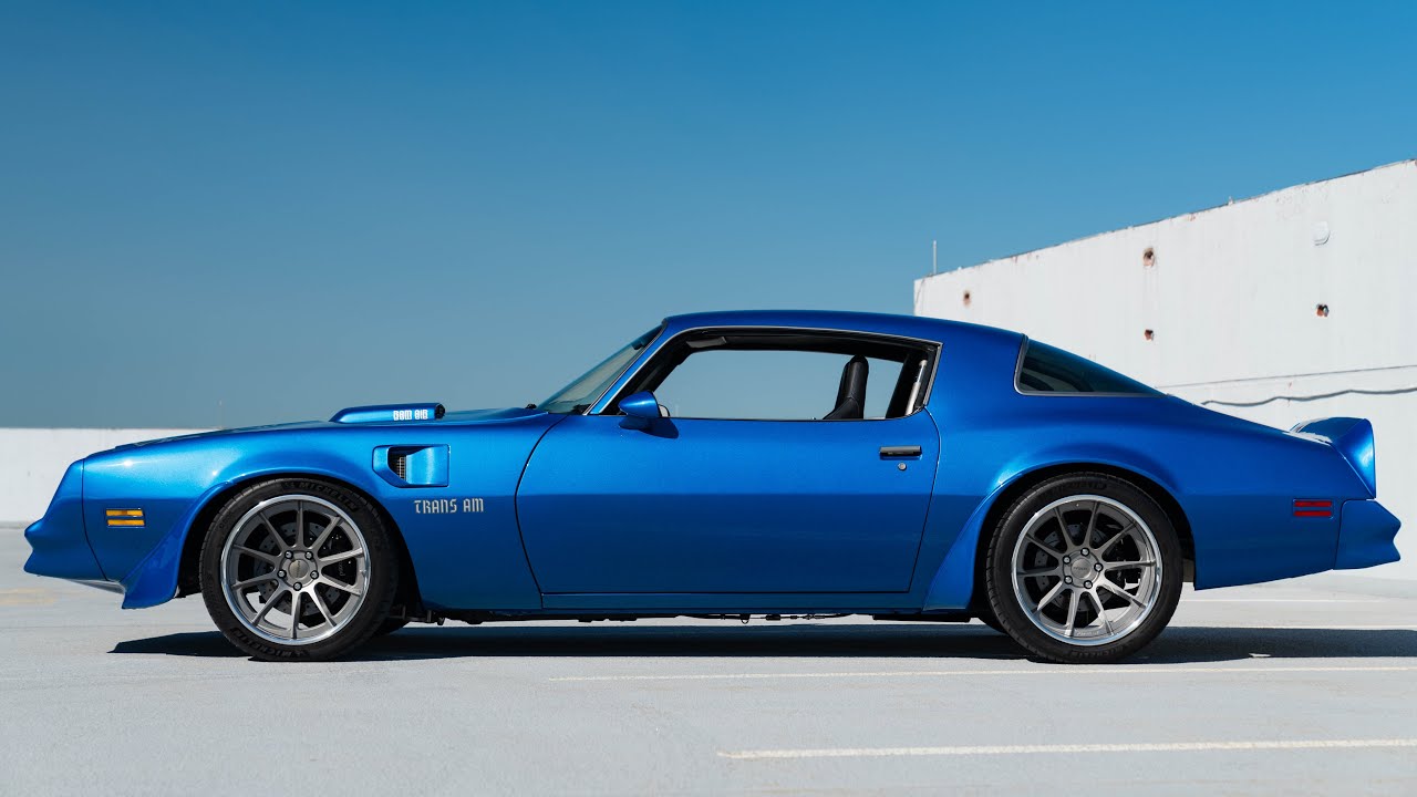 1978 Pontiac Trans Am Restomod | Martinique Blue over Black | UDrive ...