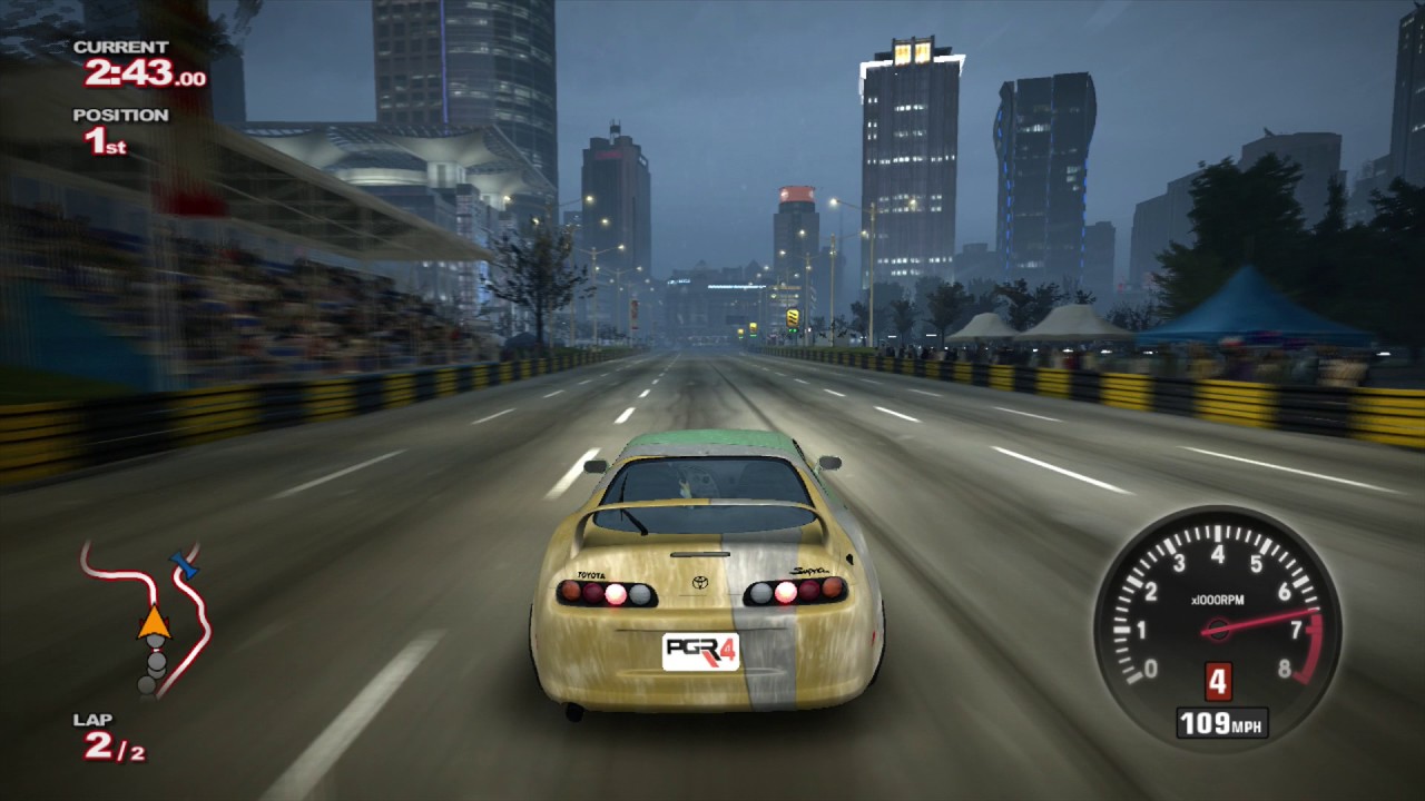 Project Gotham Racing 4 (PGR4): Toyota Supra Turbo car (Gameplay) - YouTube