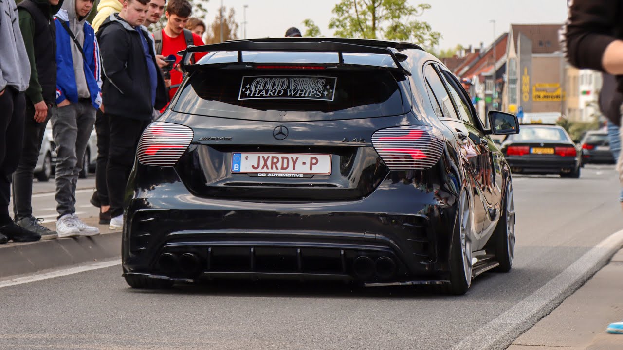 LOW Tuner Cars leaving a Carshow | LayLow 2022 - YouTube