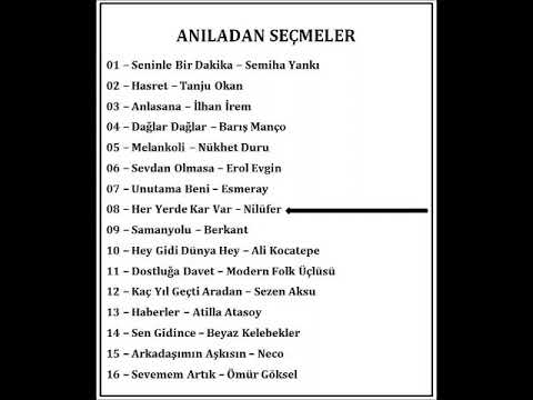 ANILARDAN SEÇMELER   HER YERDE KAR VAR   NİLÜFER