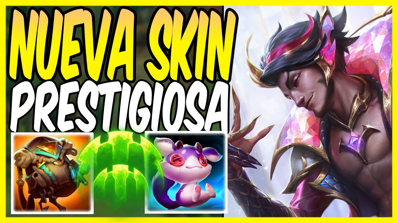 🔥¡LA NUEVA *SKIN PRESTIGIOSA* de RAKAN da MANOS!🔥AHORA CARREAS con ...