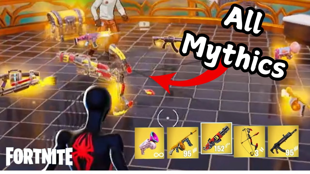 I got ALL 8 Mythics in ONE Fortnite game!(Chapter 2 Remix) - YouTube