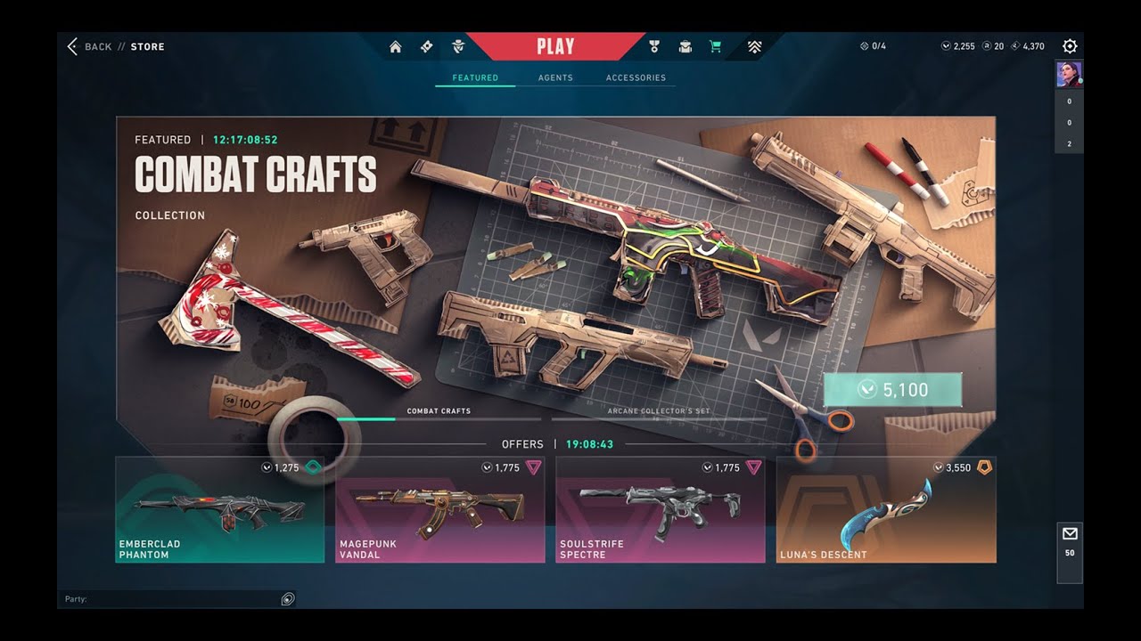 Checking Valorant store for Recon Phantom and Prelude Vandal - YouTube