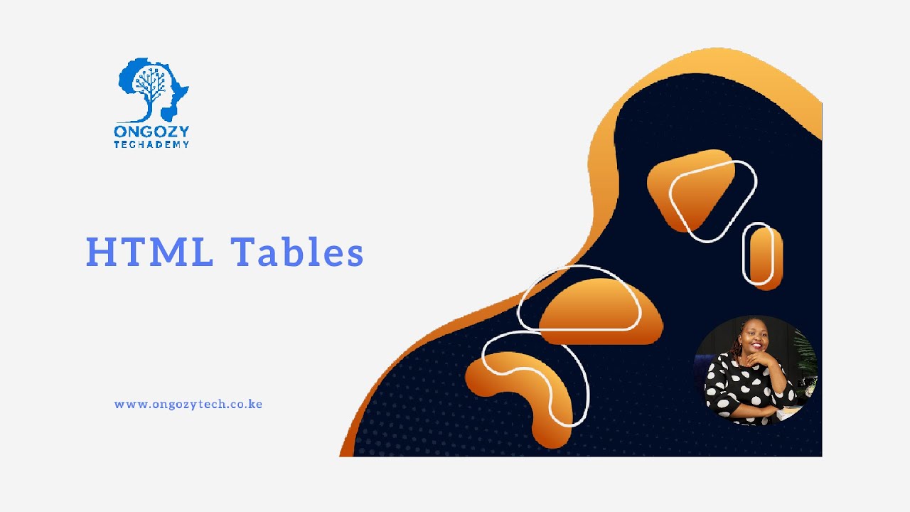 Step 9 - How to Use HTML Tables for Content | HTML Table Tag Tutorial ...