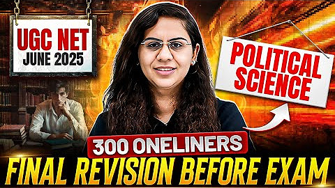 UGC NET Marathon 2025 | Political Science | Chandni Mam - YouTube