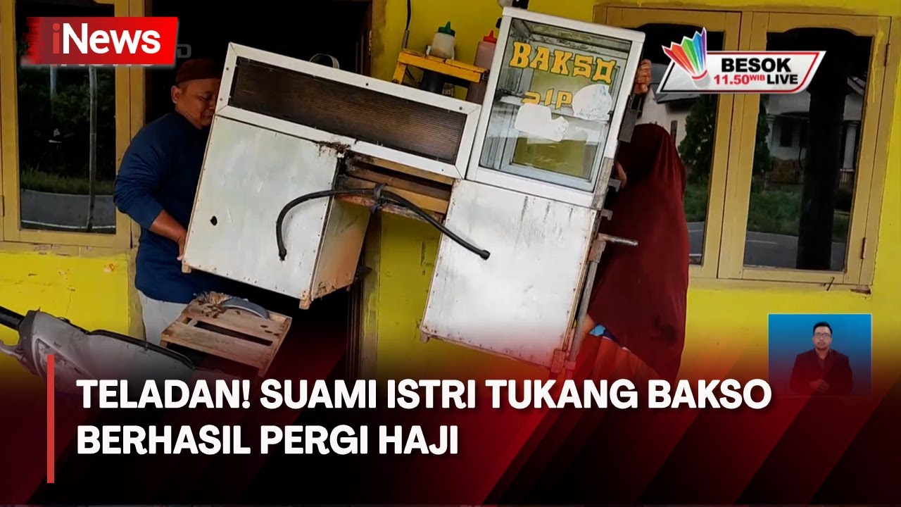 Salut Belasan Tahun Menabung Suami Istri Tukang Bakso Keliling Di