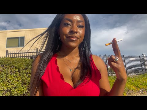 cigarette sesh & talking about anything 