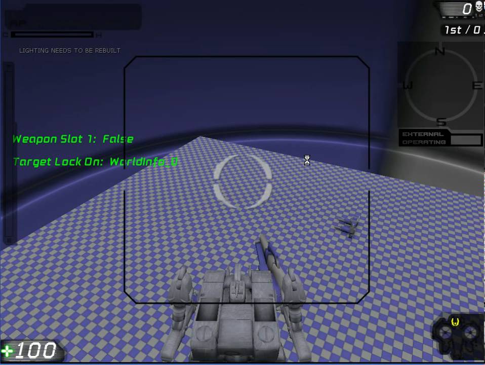 Mecha HUD wip 2010.04.26 - YouTube