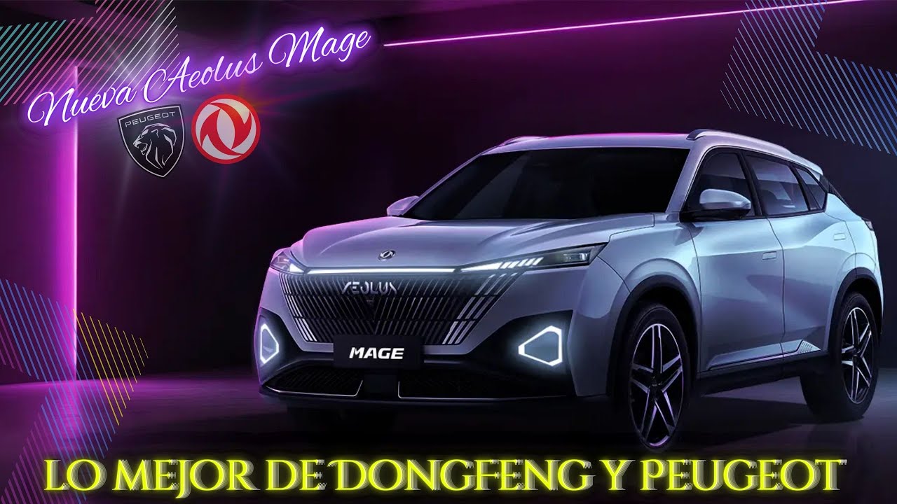 🚙🇨🇳🇫🇷 Aeolus MAGE 2025 - Una SUV de elegancia francesa y versatilidad ...