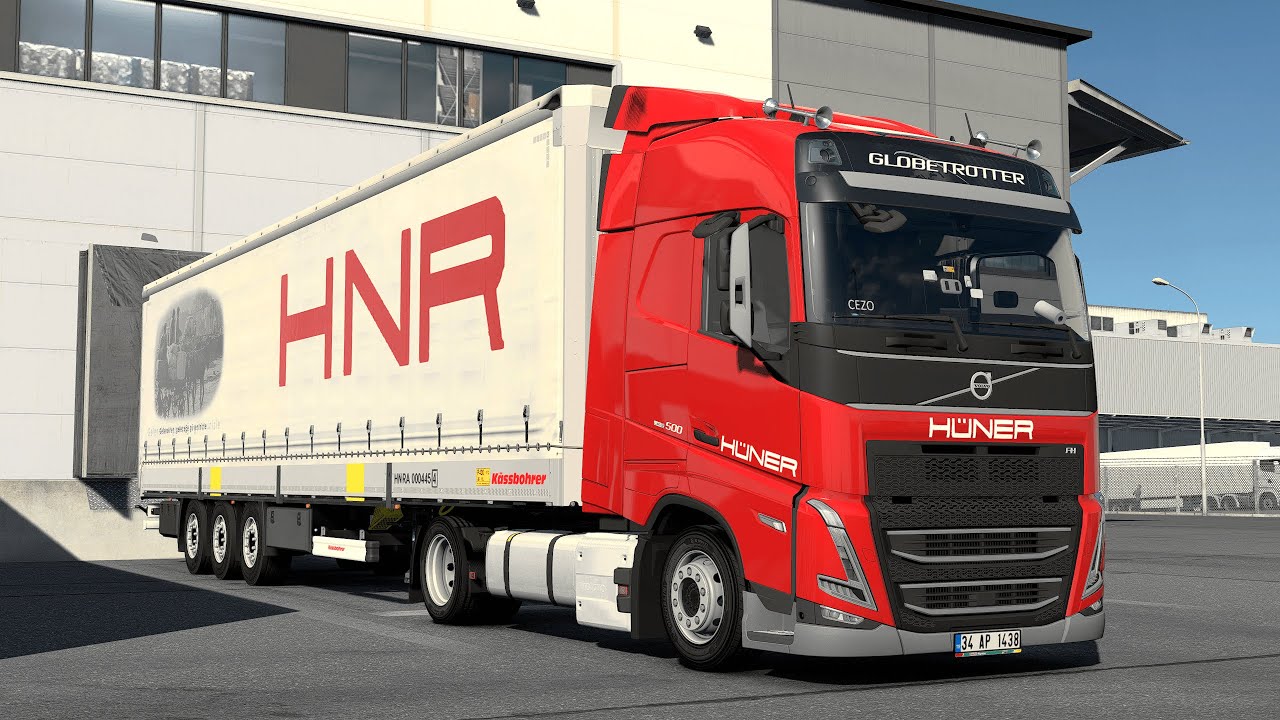 VOLVO FH5 500 | Realistic Driving | Euro Truck Simulator 2 1.55 | MOZA ...
