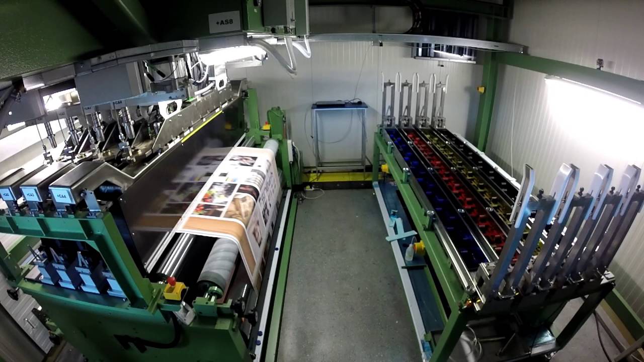 Industrial InkJet system palis1300 - YouTube