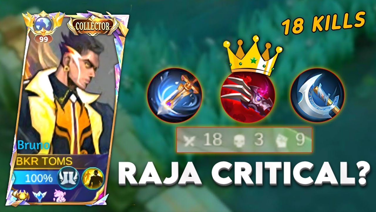 Bruno Menggila! Gameplay Bruno 18 Kill Streak MLBB - Auto MVP! - YouTube