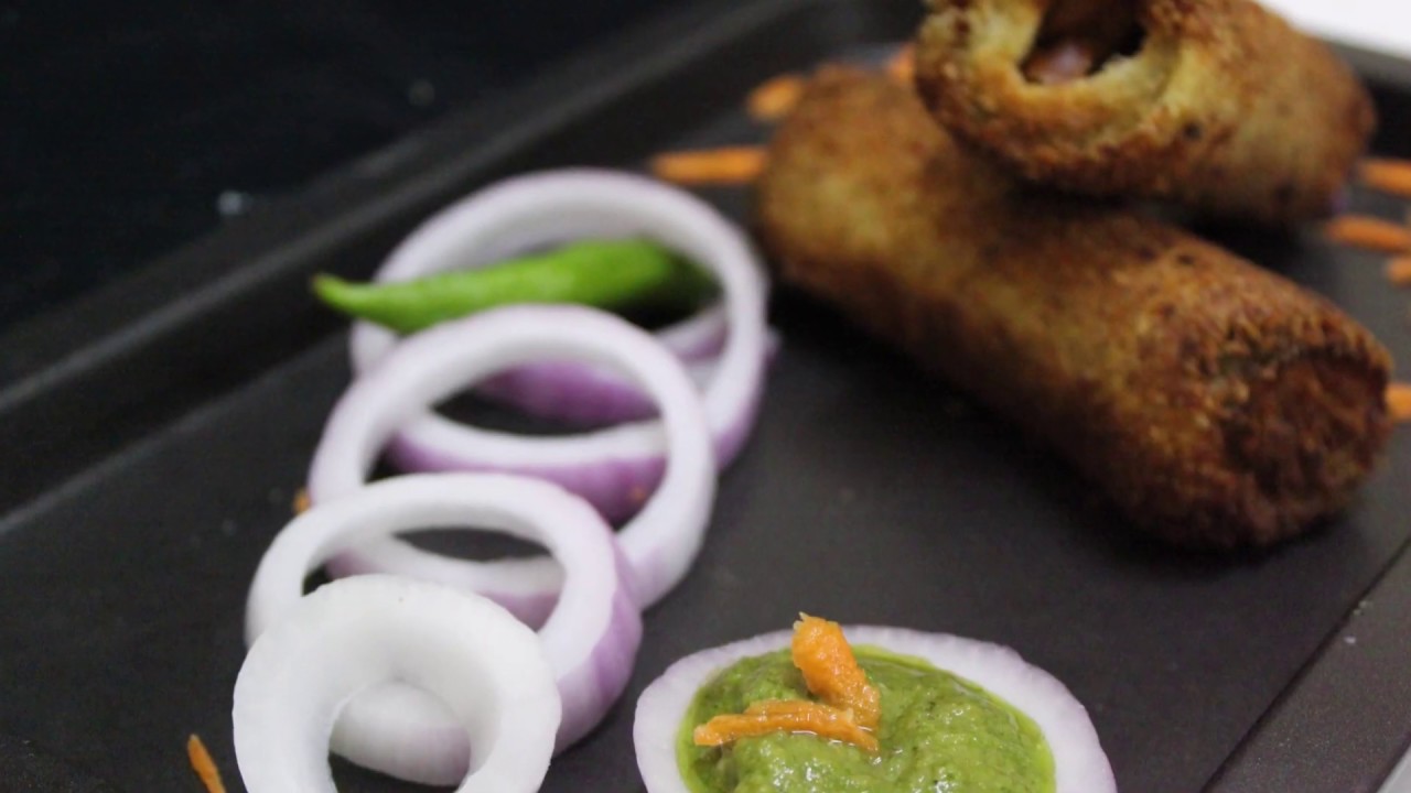 CHICKEN TIKKA bread swiss roll-easy and quick recipie - - YouTube