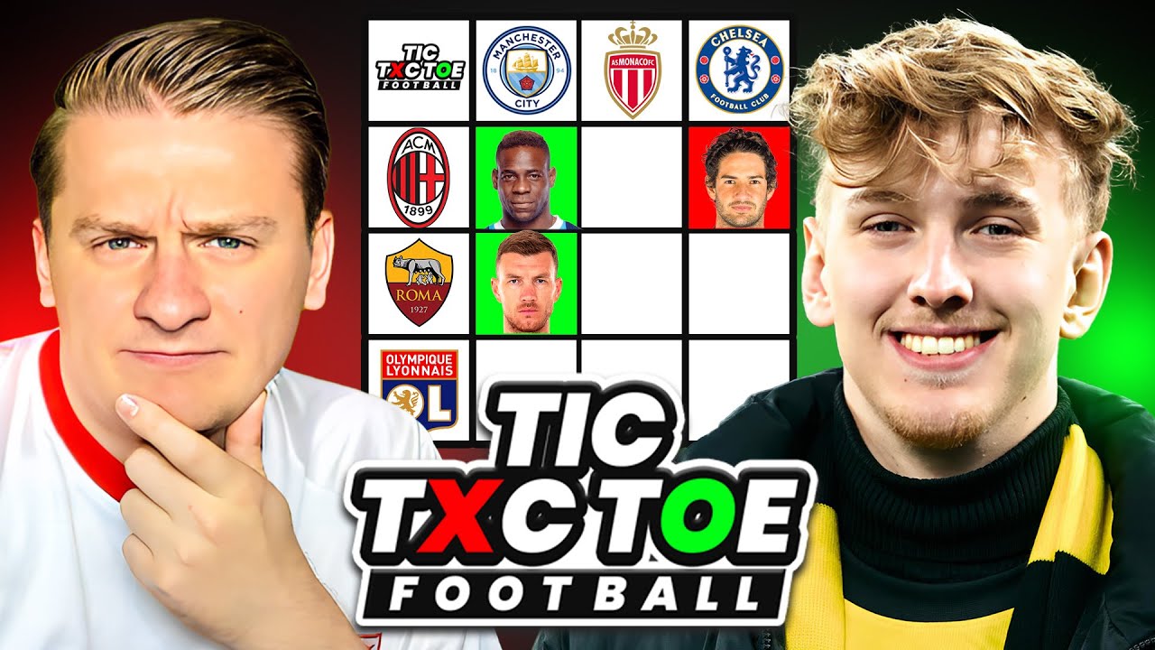 FOOTBALL TIC TAC TOE Vs @Fiago - YouTube