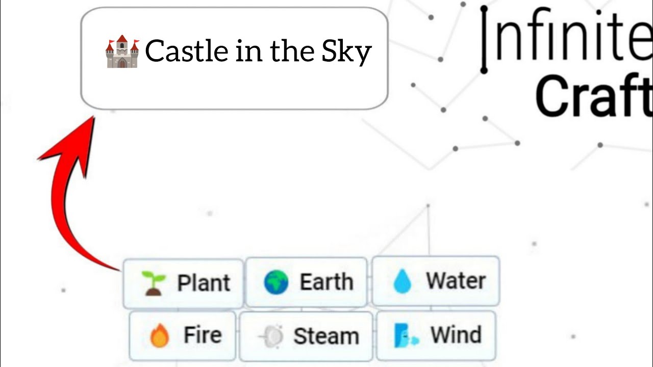 How to make Castel in the Sky in infinite craft | infinity craft - YouTube