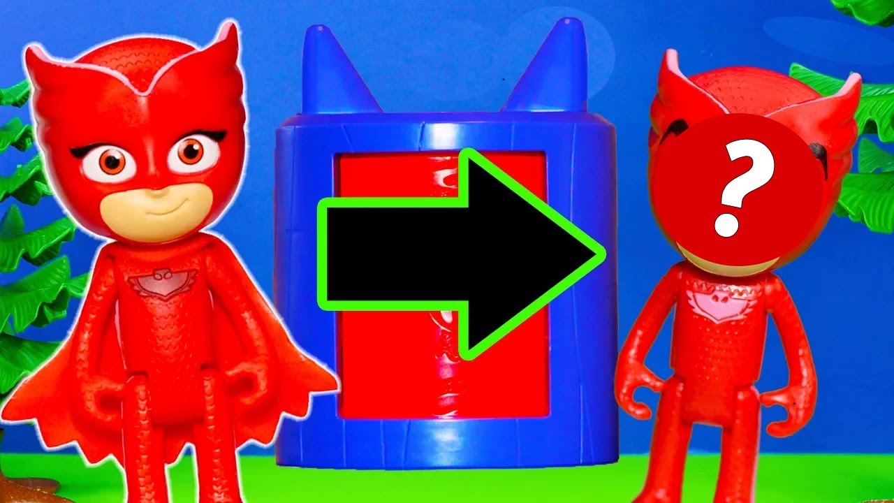PJ Masks Plays with the Silly Spooky Transforming Tower Costume ...