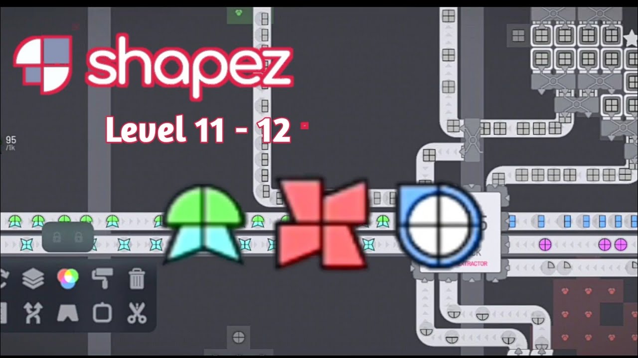 Shapez Android - Level 11 - 12 - YouTube