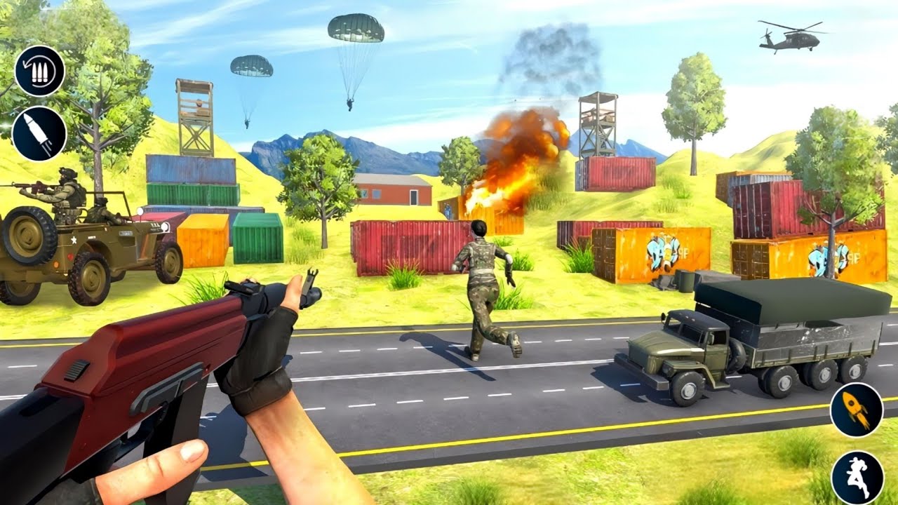 Commando Strike Mission War Games _ Android GamePlay - YouTube