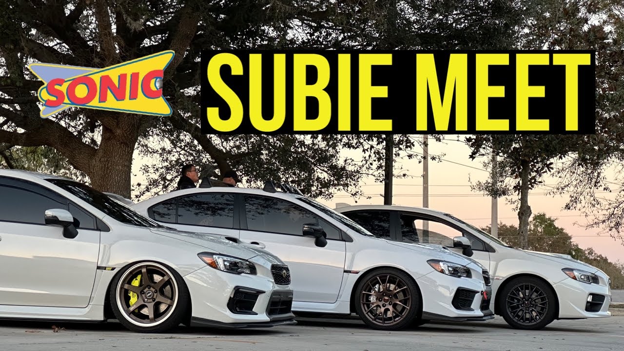 Subie meet up at Sonic-Drive in ... - YouTube