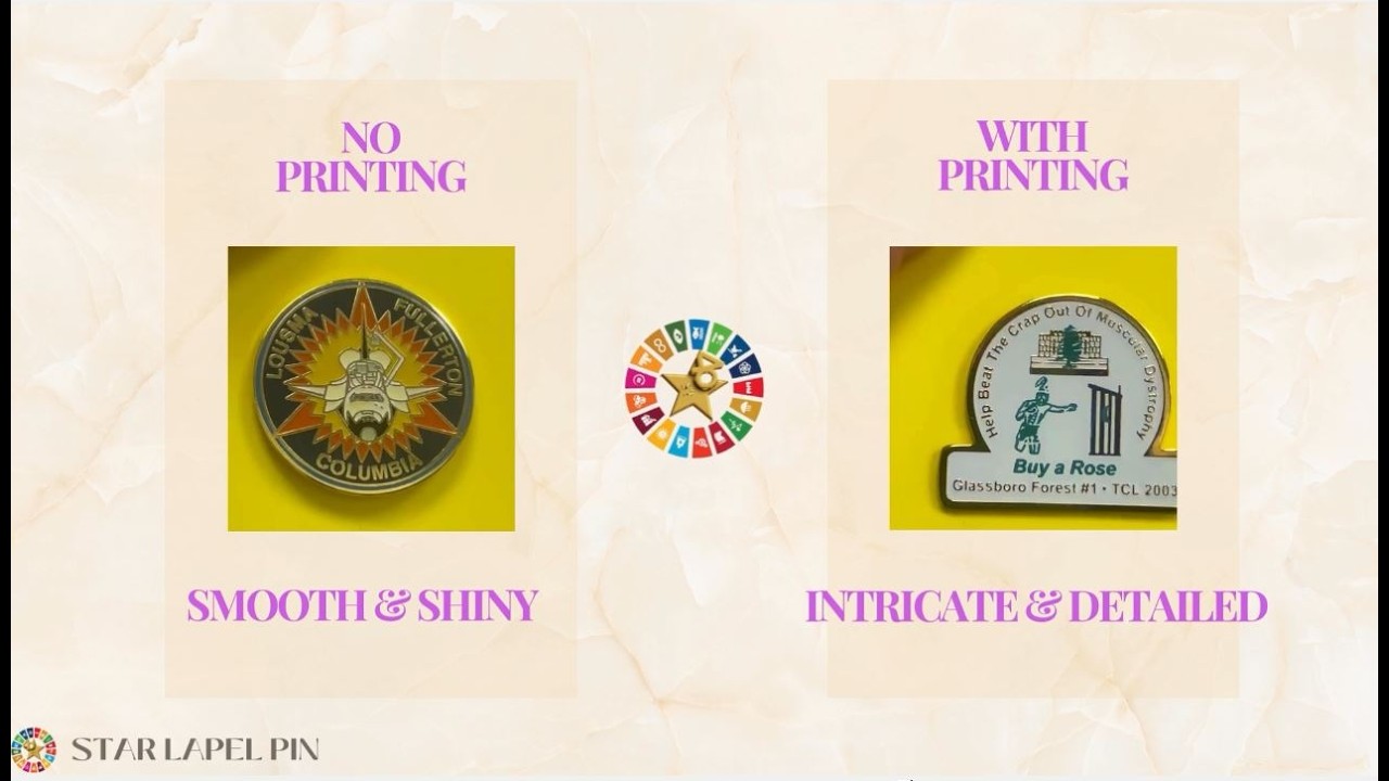 The Art of Printing on Imitation Hard Enamel Pin! - YouTube