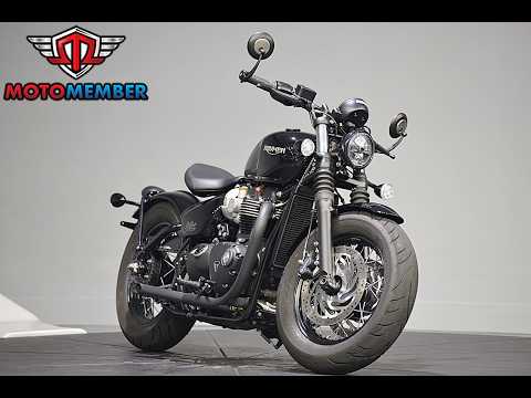 2019 Triumph Bonneville Bobber Black Metallic | Classic British Bobber with Modern Performance